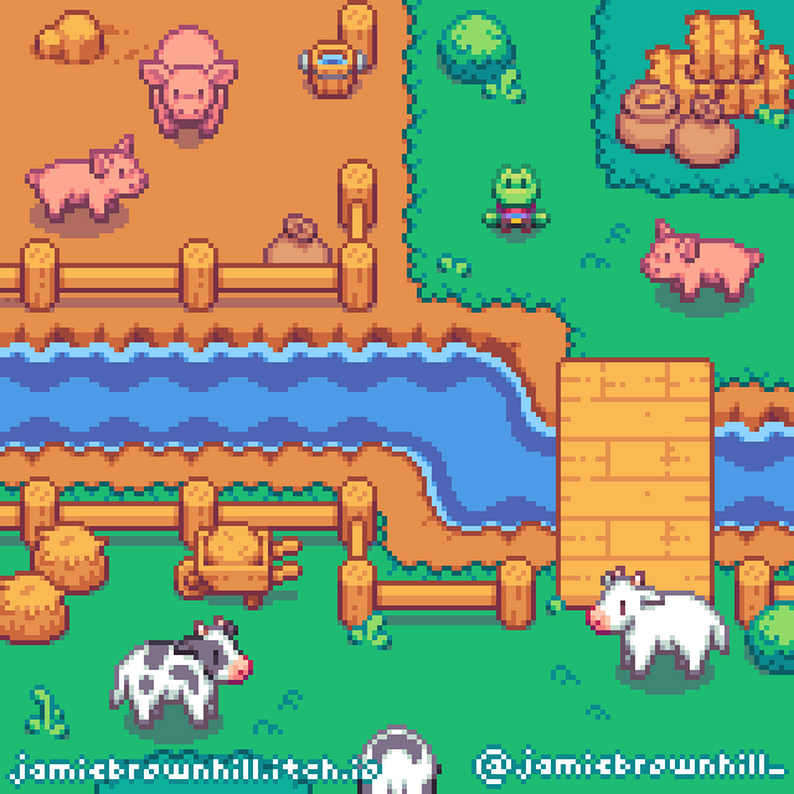 Solaria: Farm Animal Sprite Pack by Jamie Brownhill