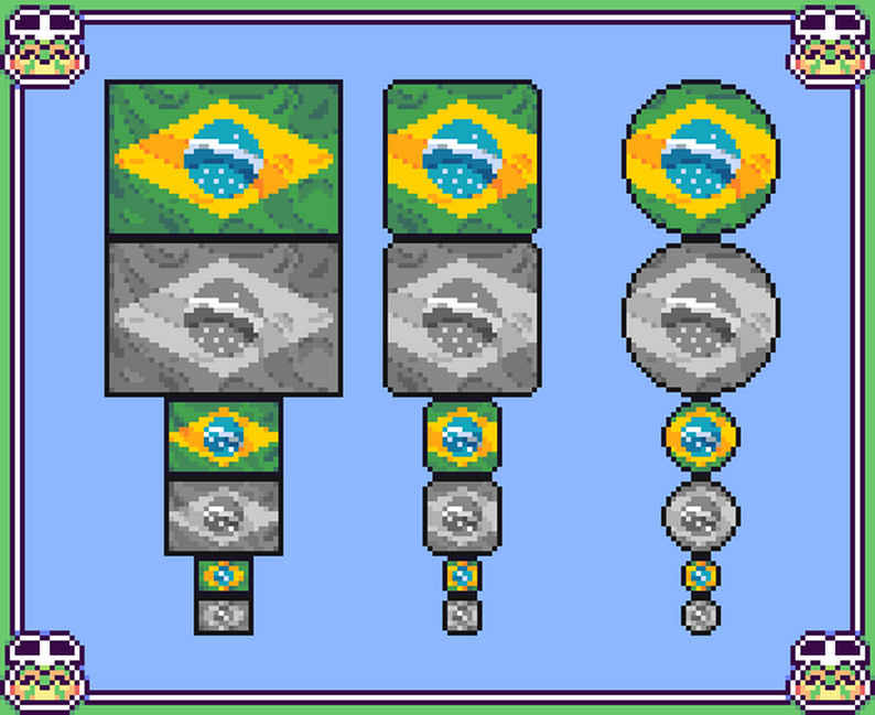 Pixel Flags by Agua's Swamp