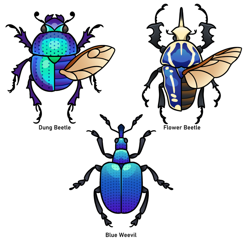 Rig Ready Blue Beetles by Pluto