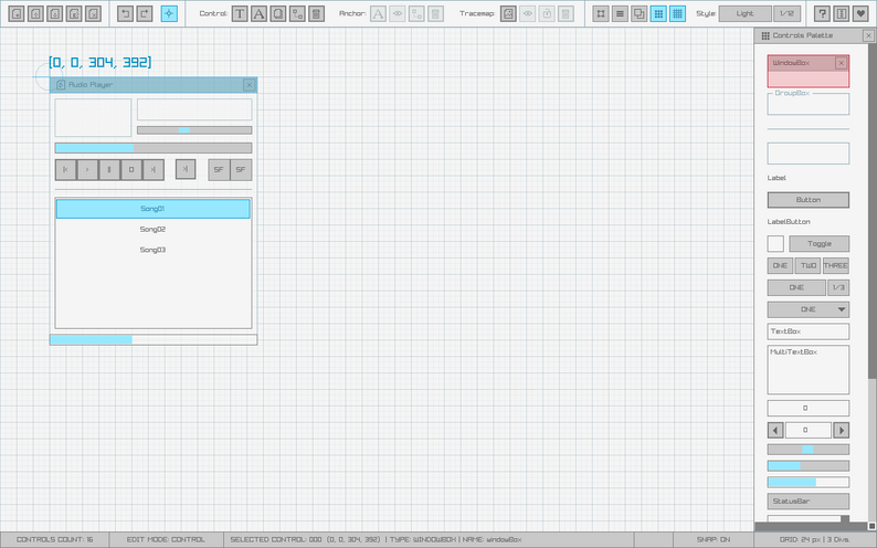rGuiLayout by raylib technologies