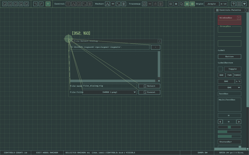 rGuiLayout by raylib technologies