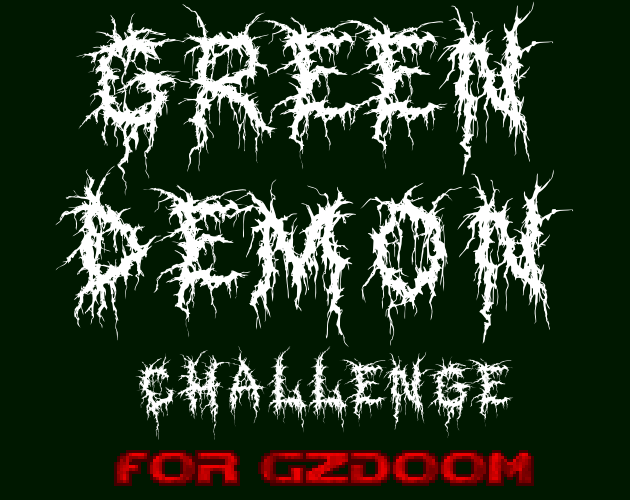Green Demon Challenge mod for GZDoom by JP LeBreton