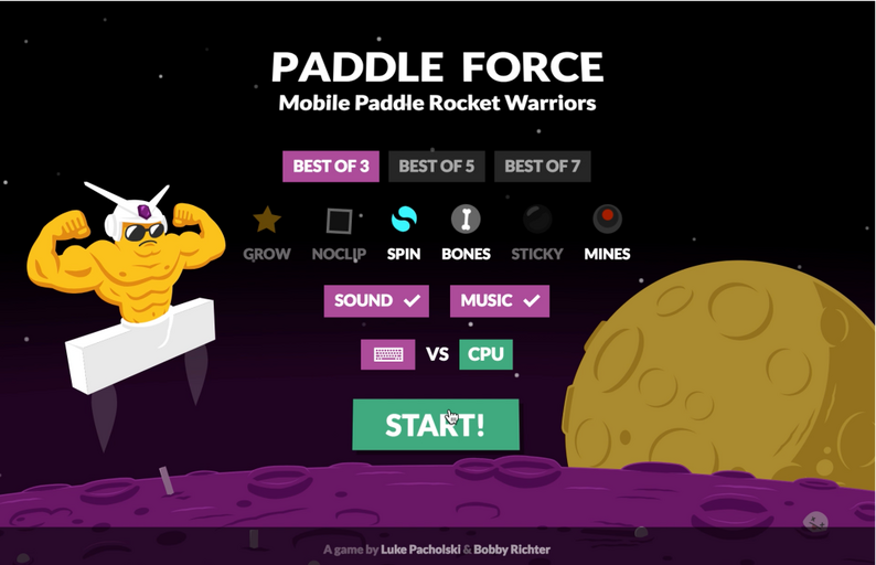 Paddle Force by flobotron