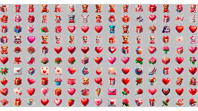 Pack 17 - Valentine - 500+ Sprites by FortressSide