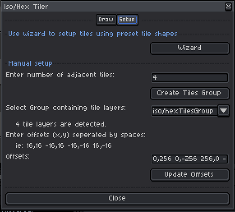 Isometric / Hex Tiler Plugin for Aseprite by Spontaneous Simulations