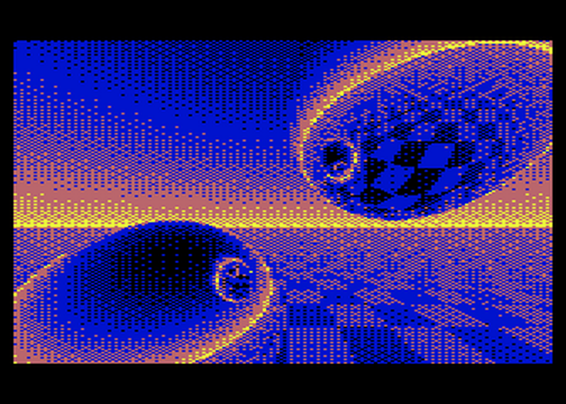 RayTrace Movie (Atari 8bit) by D. Scott Williamson by BASIC 10Liner