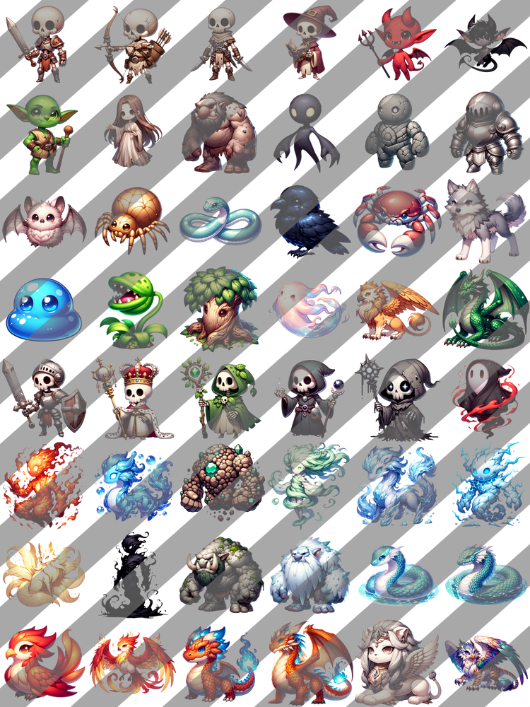 Cute monster Collection 1-4 by TrulyMalicious