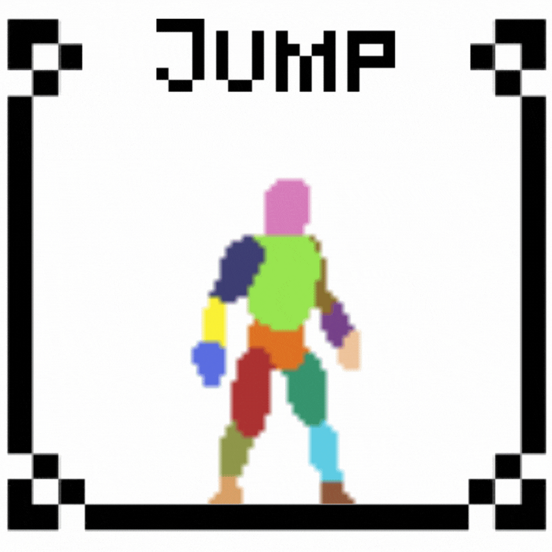 Male Pixel Art Base Template Sprite Pack by Pixel Moon