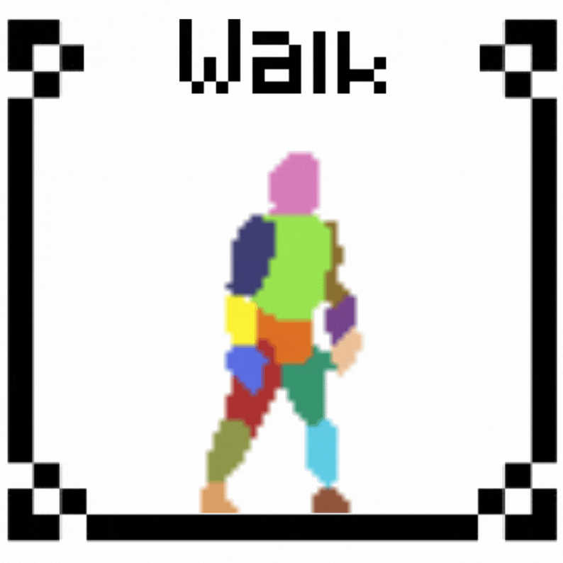 Male Pixel Art Base Template Sprite Pack by Pixel Moon