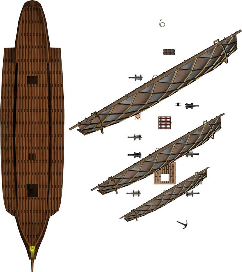 Medieval Top Down Ship pack HD by Jonasz O.