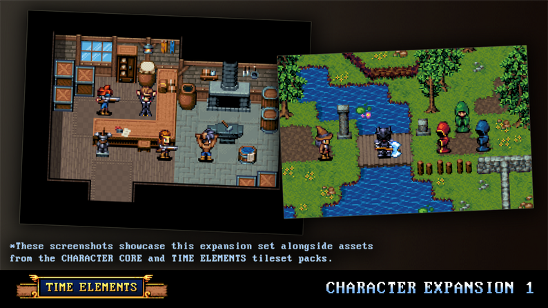 Time Elements: Character Expansion 1 by finalbossblues