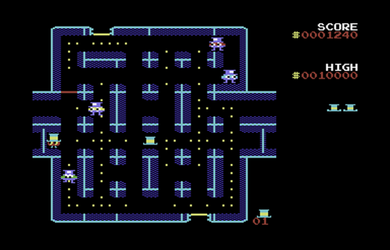 Lock'n'Chase (C64) by LC-Games
