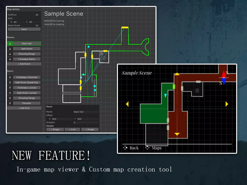 Retro Horror Engine (Unity Template) by RetroGig