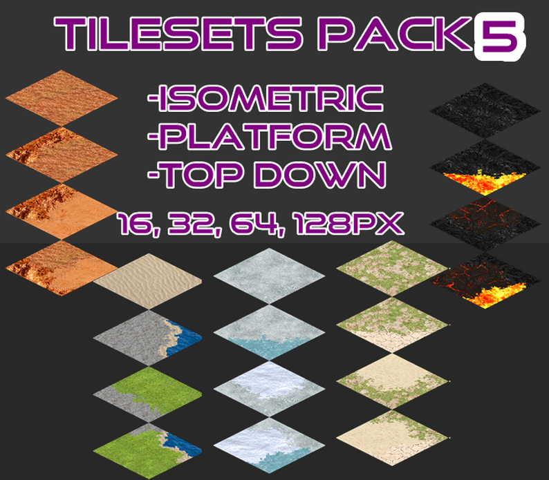 Hi-Res TILESET TILEMAP background tiles asset tile map by Jonasz O.