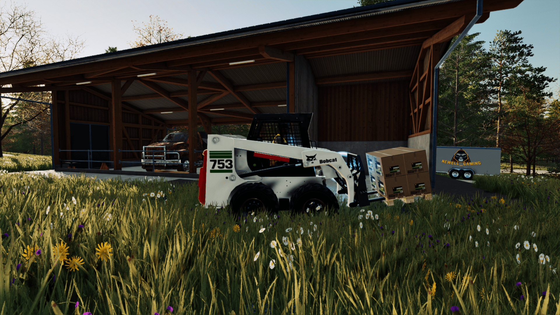 FS22 Backyard Woodshop Sheds by Newell_Gaming