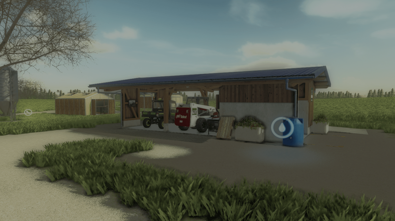FS22 Backyard Woodshop Sheds by Newell_Gaming