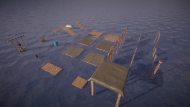 Modular Raft - Asset Pack by Gataki