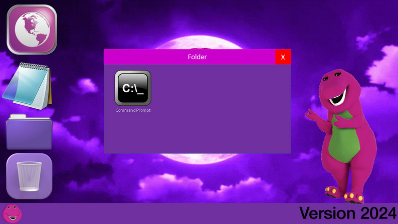 Windows Barney OS (2024 Version) by KRKennyManhen