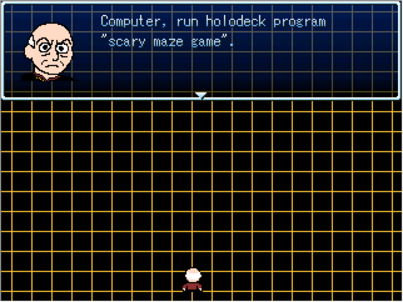 Captain Picard plays Scary Maze Game by piper
