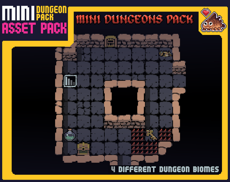 Mini RPG Dungeons 16x16 by Beowulf