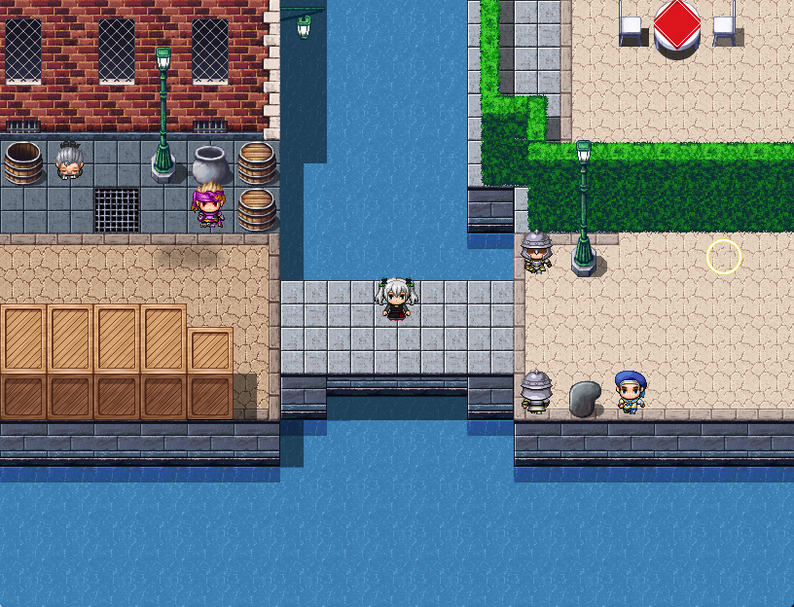 RPG MakerMV MZ Tileset 09-Fantasy, exterior, town, city, slum by qlsd