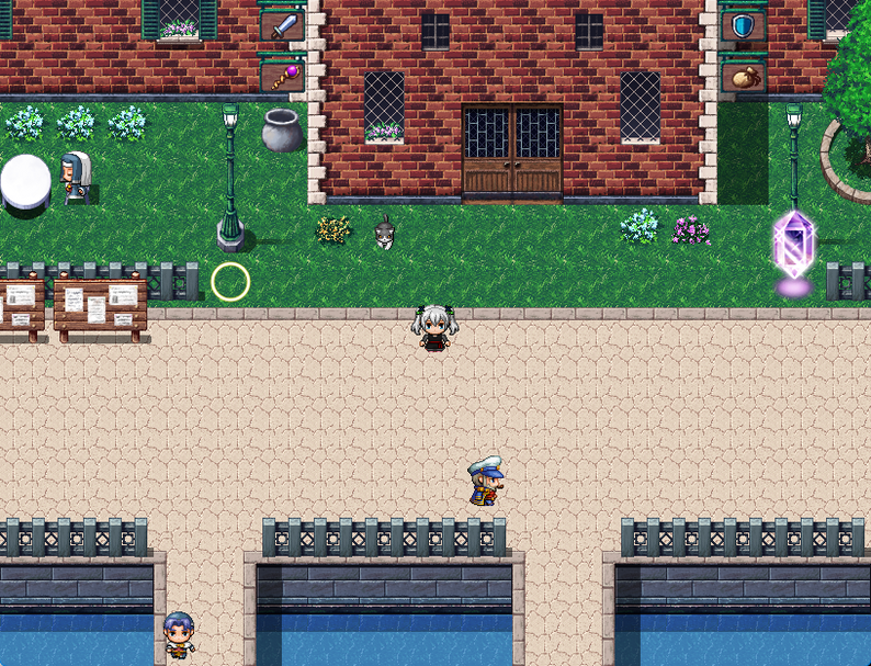 RPG MakerMV MZ Tileset 09-Fantasy, exterior, town, city, slum by qlsd