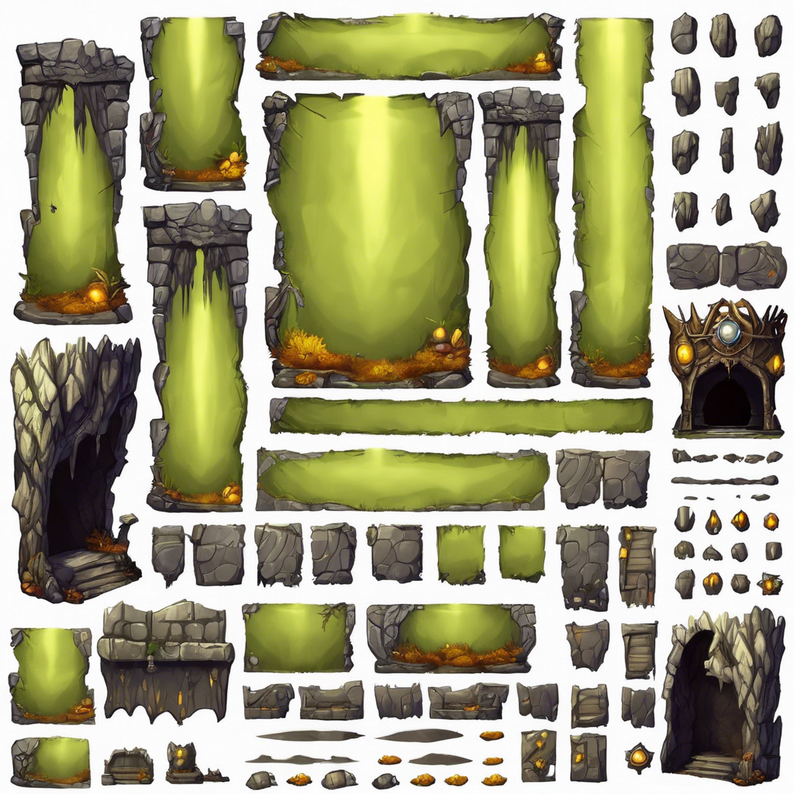 136 Tilemap 2D Video Game Asset - Fall Biome Bundle 24 by Pixel Game ...