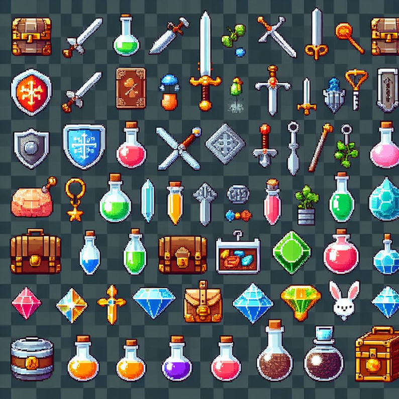 800 MB 2000 Image Sheets MASSIVE Pixel Art Assets by Pixel Game Resources