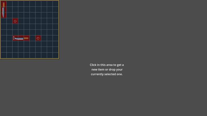Diablo Resident Evil 4 style inventory system (Godot 4) by Martin Senges