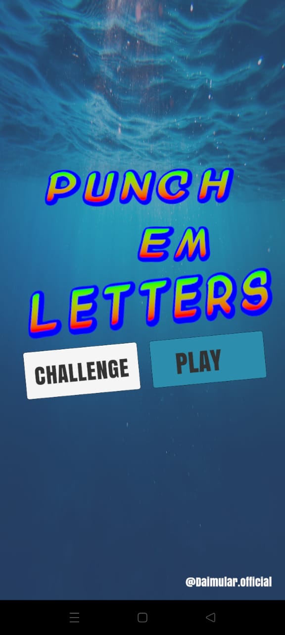 punch 'em letters by daimular.official