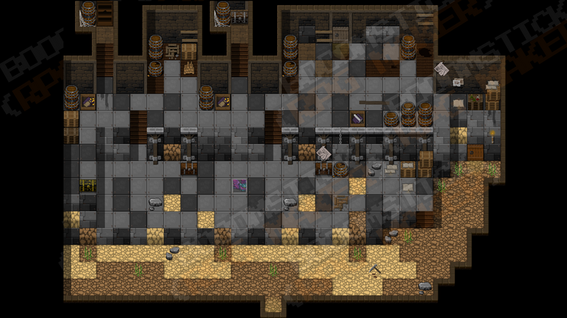 Medieval Dungeon 48x48 Tileset (RPG Maker MV / MZ) by Booom