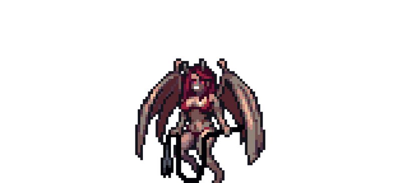 Pixel Art Succubus Character - 2D Female Character Pack by GandalfHardcore