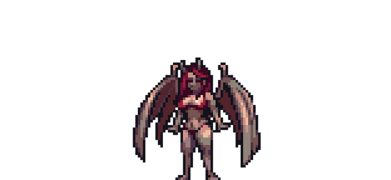 Pixel Art Succubus Character - 2D Female Character Pack by GandalfHardcore