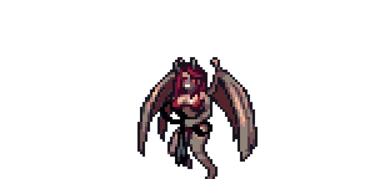 Pixel Art Succubus Character - 2D Female Character Pack by GandalfHardcore