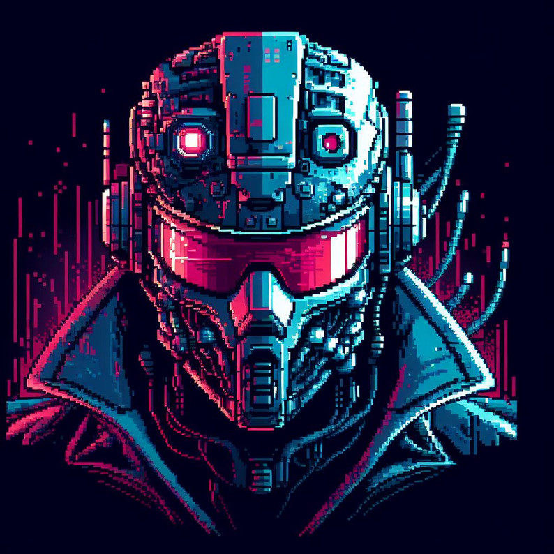 Free Pixel Art Cyberpunk Character Portraits Pack by The Outlander