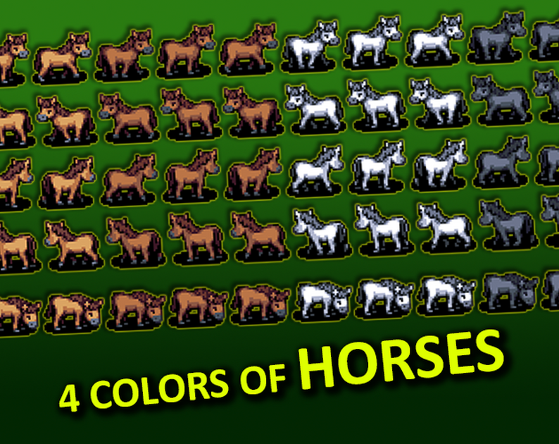 Farm Animals Sprite Pack by finalbossblues