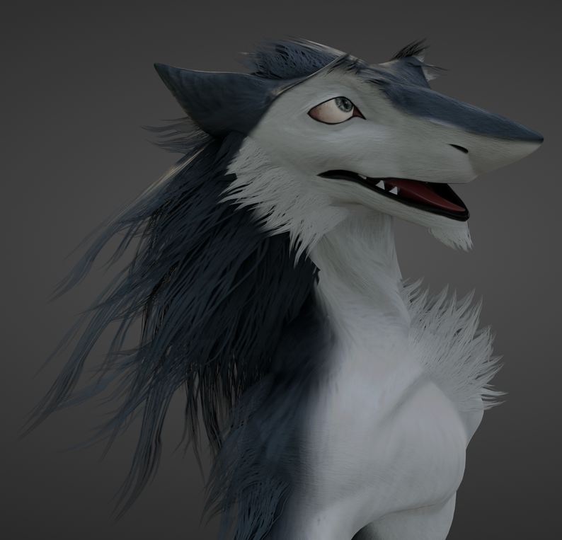 ZealotDKD Sergal Male(Vrchat Blender) by ZealotDKD