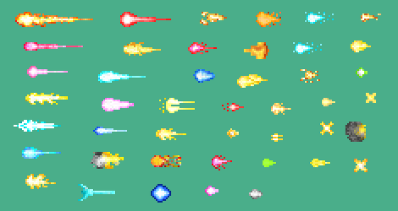 Eradication Wars Weapon Sprite Pack by Reactorcore