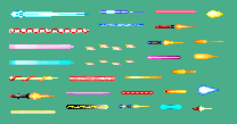 Eradication Wars Weapon Sprite Pack by Reactorcore