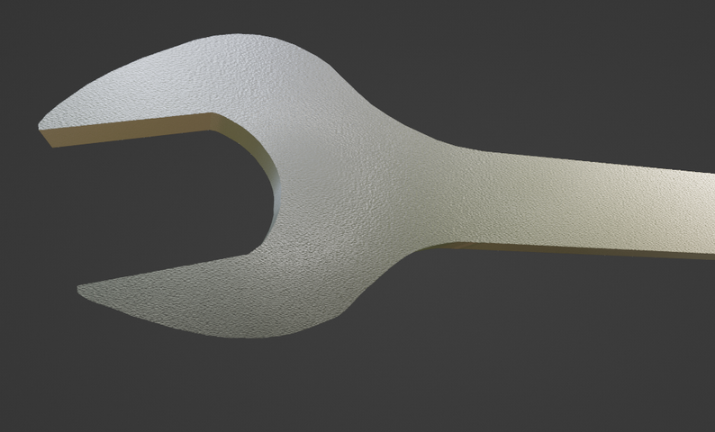 Realistic wrench 3d model by Joaovitron