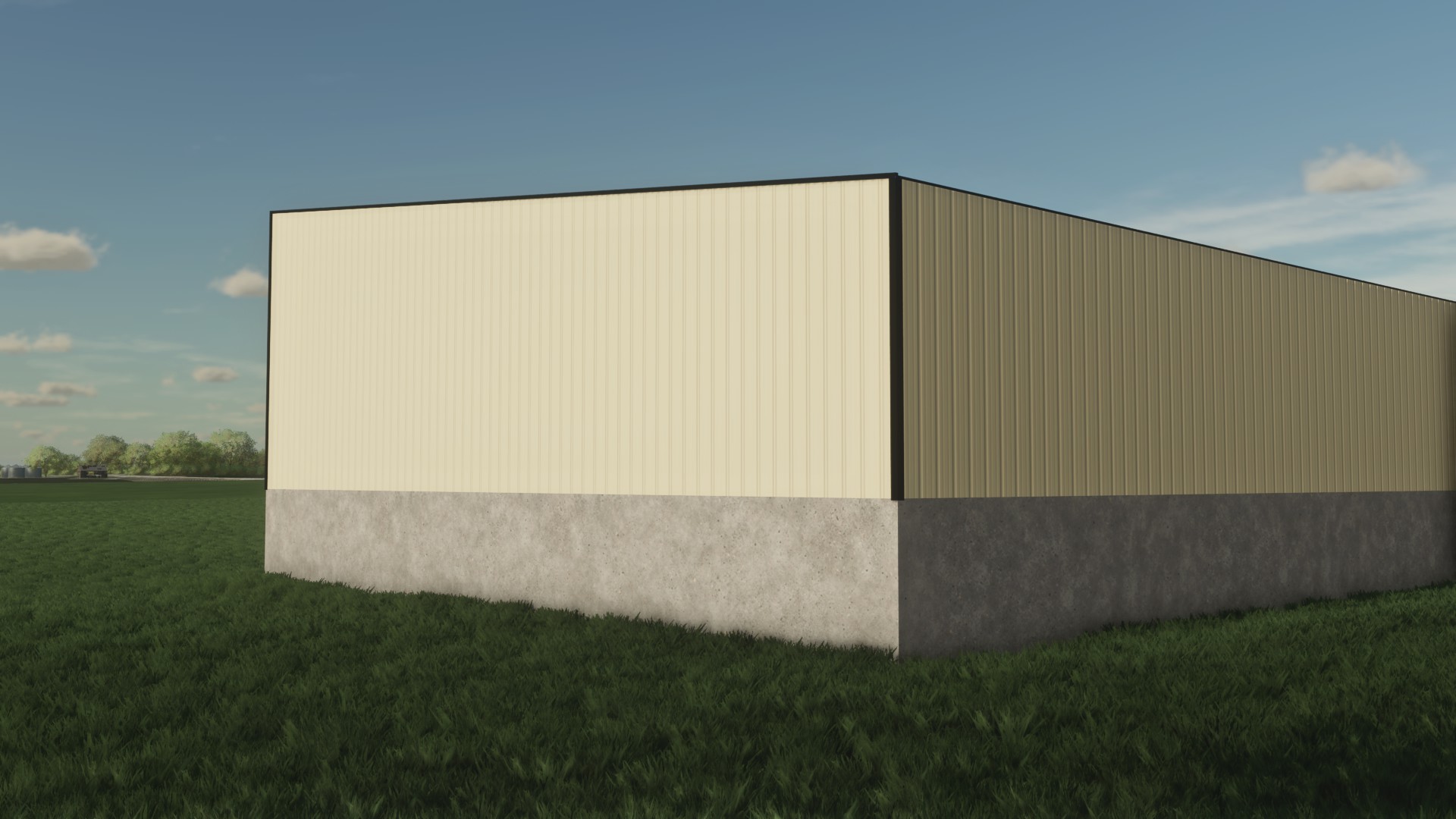 FS22 Five Bay Commodity Shed by LJR Modding