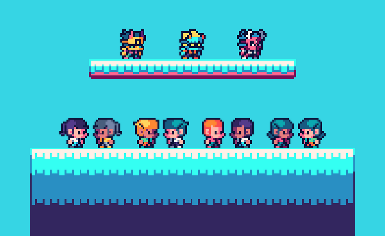 Neon Platformer Expansion Pack by Vryell