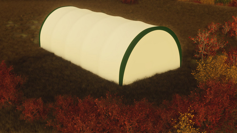 FS22 25x50 Hoop Barn by LJR Modding