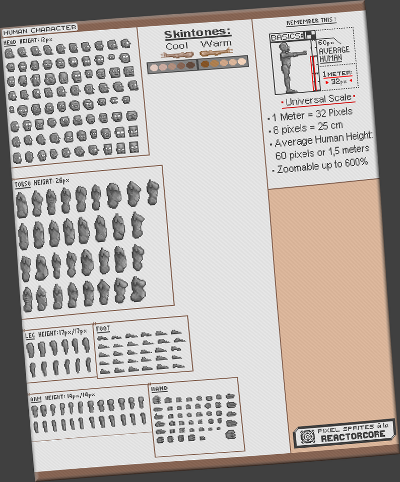 PSRC 2D Sprites - Human Character by Reactorcore