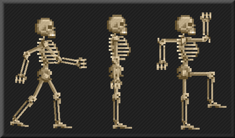 PSRC 2D Sprites - Skeleton Character by Reactorcore