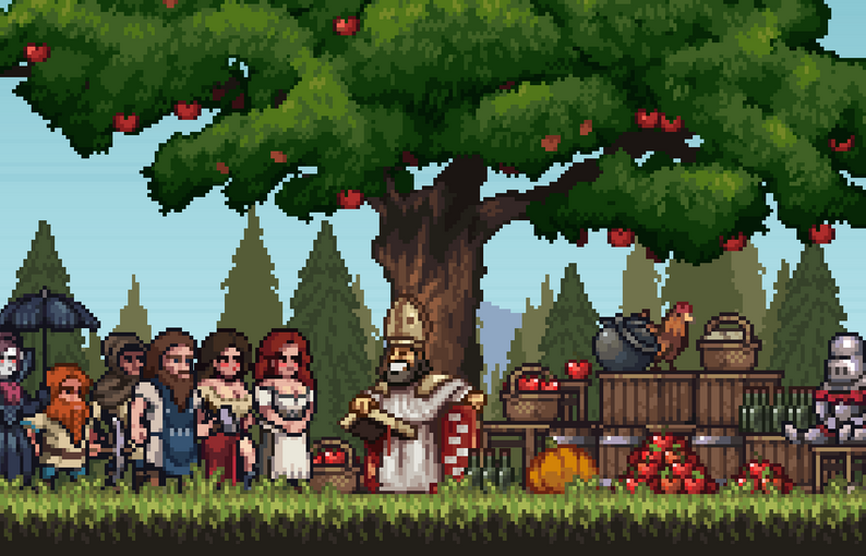 FREE - Pixel Art Sidescroller Asset Pack 32x32 Overworld by GandalfHardcore