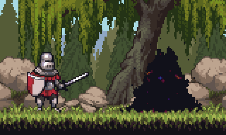 FREE - Pixel Art Sidescroller Asset Pack 32x32 Overworld by GandalfHardcore