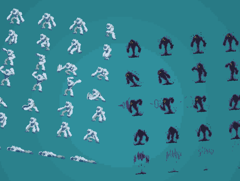 Pixel Monster Pack 2 by rvros