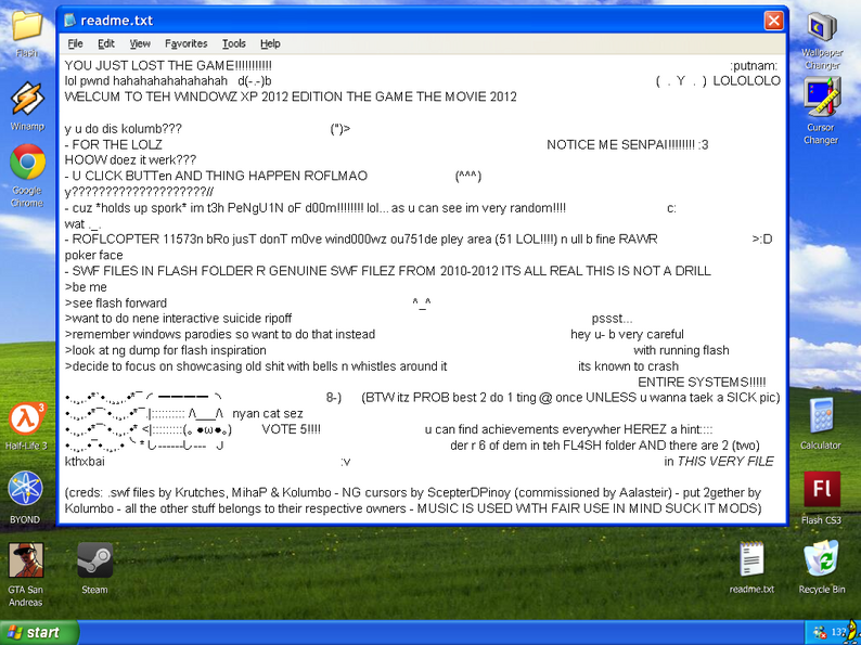 WINDOWZ XP 2012 EDITION by Kolumbo