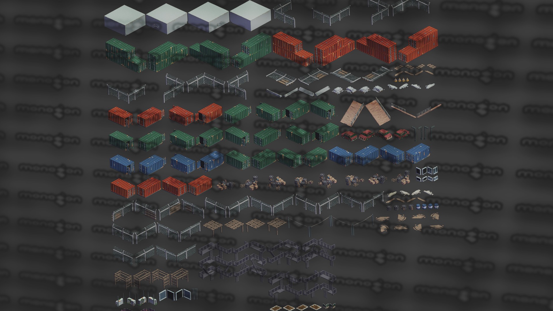 Isometric Nuclear Survival - monogon by monogon